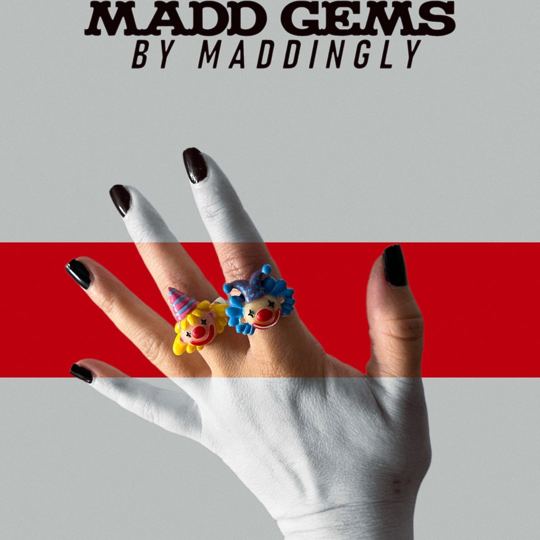 Adjustable Clown Rings - Etsy