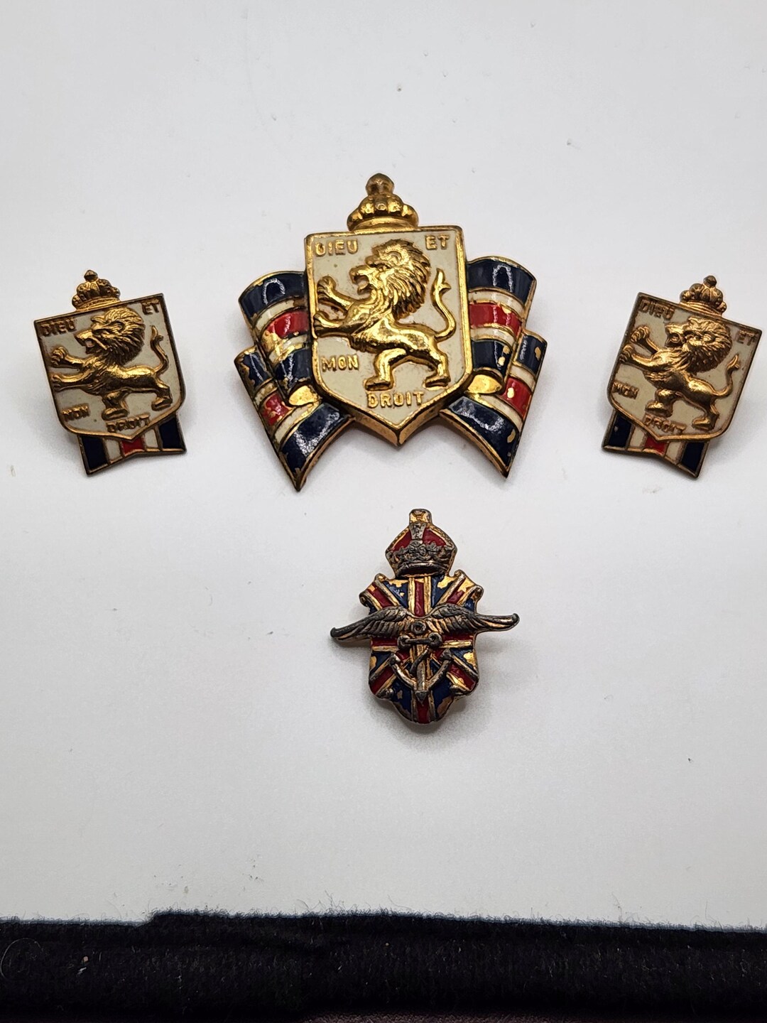 Three Rare British WWII Pins and One Brooch - Etsy