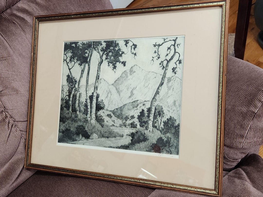 1930s Walter Simmons Breene Etching - Etsy