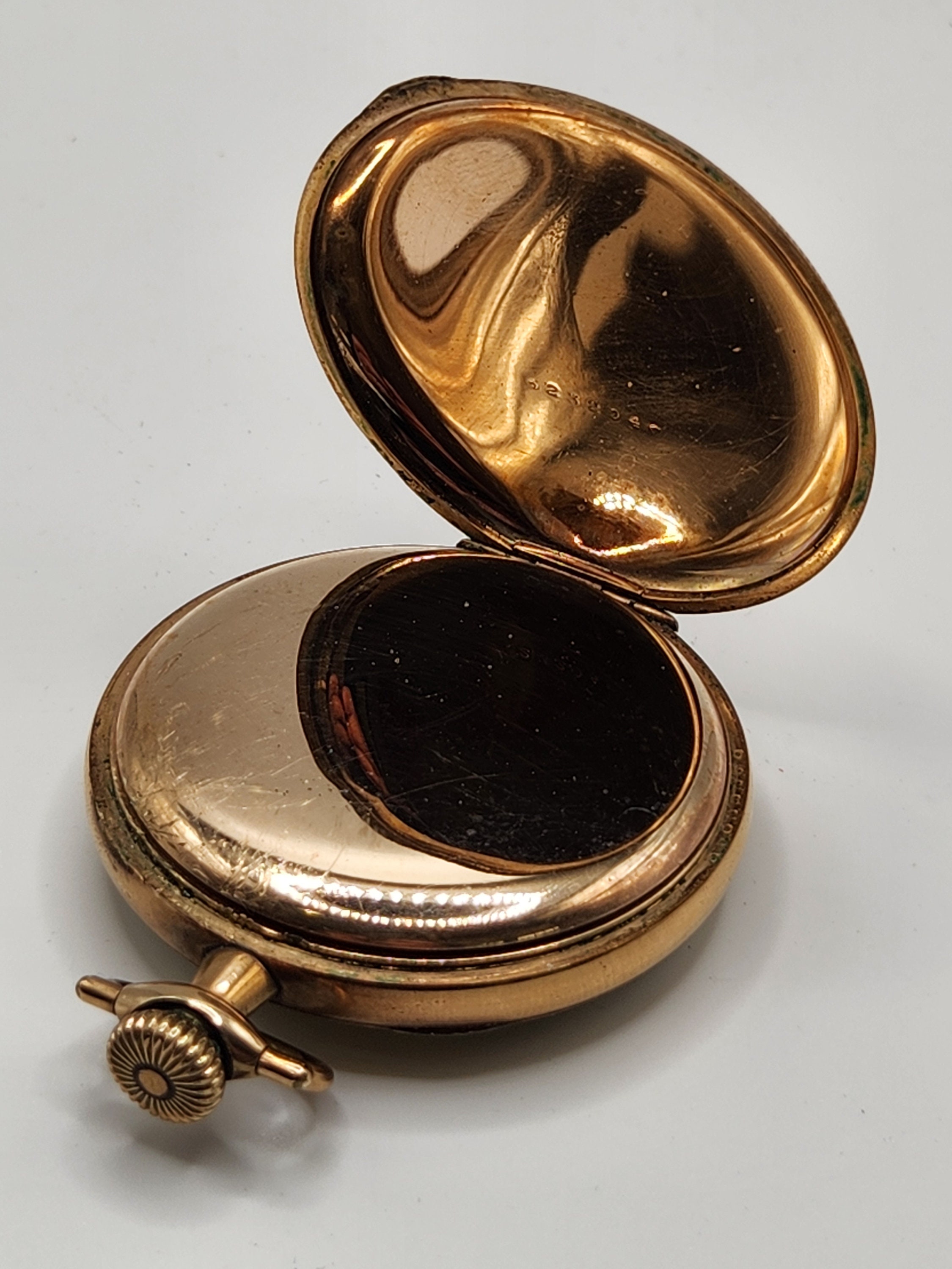 1919 Waltham Pocket Watch in B&B Royal Case Runs Sporadically - Etsy