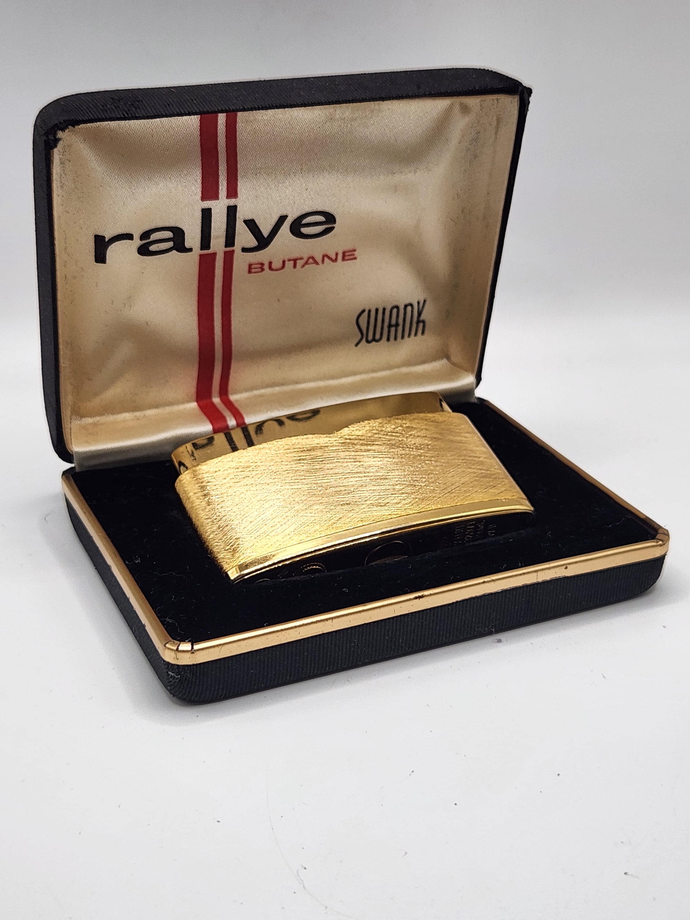 Rallye Butane Lighter by Swank With Original Clamshell Box, Non ...