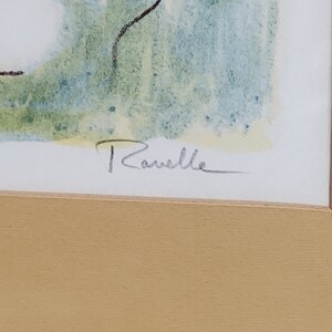 RARE Limited-edition Pastel Litho by Paul Bernhard Seckel ("ravelle ...
