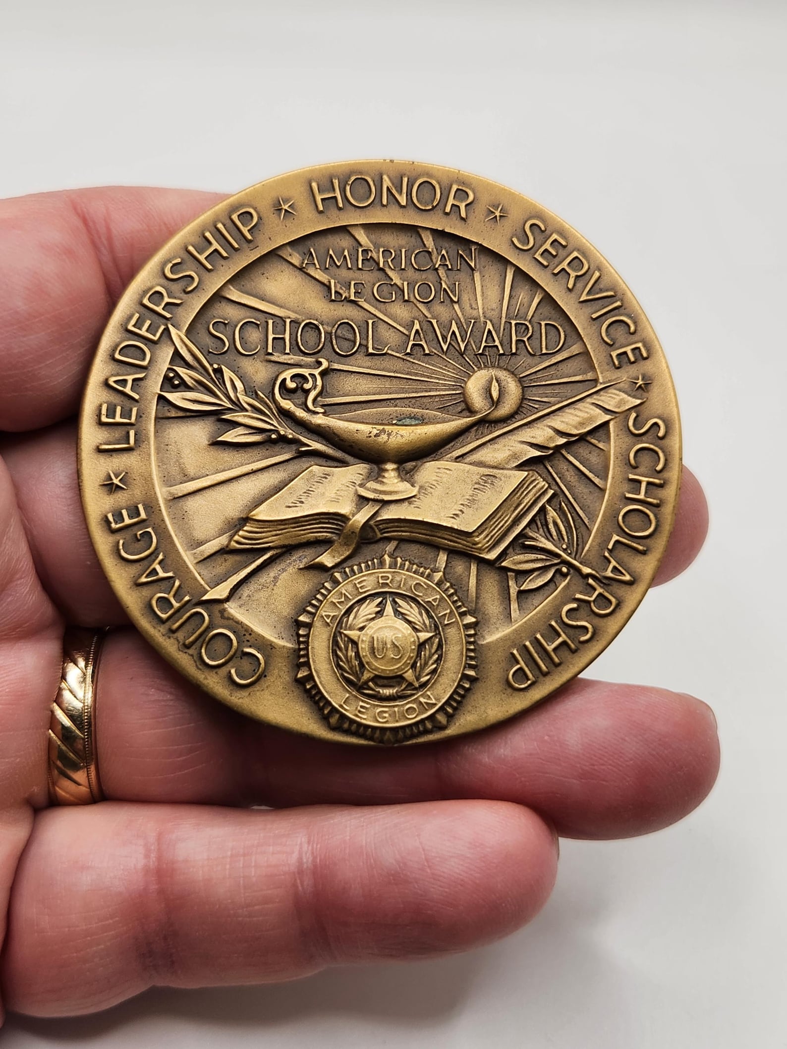 US American Legion Medal - "for God and Country - Semper Fidelis", With ...