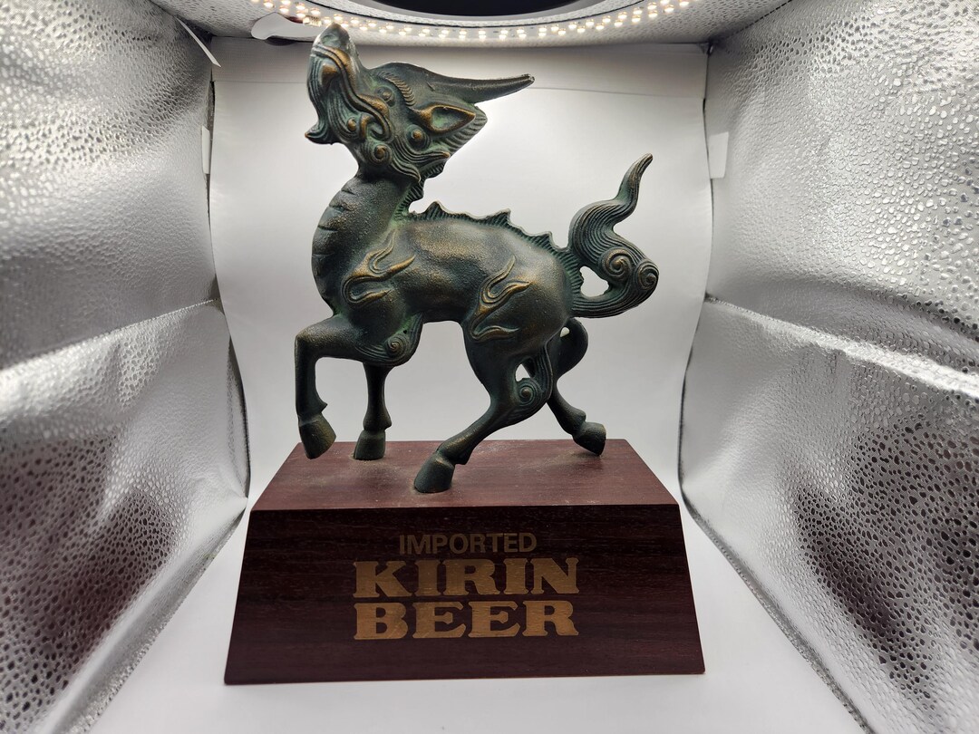 Rare Bronze Kirin Beer Bar Display With Excellent Patina! - Etsy