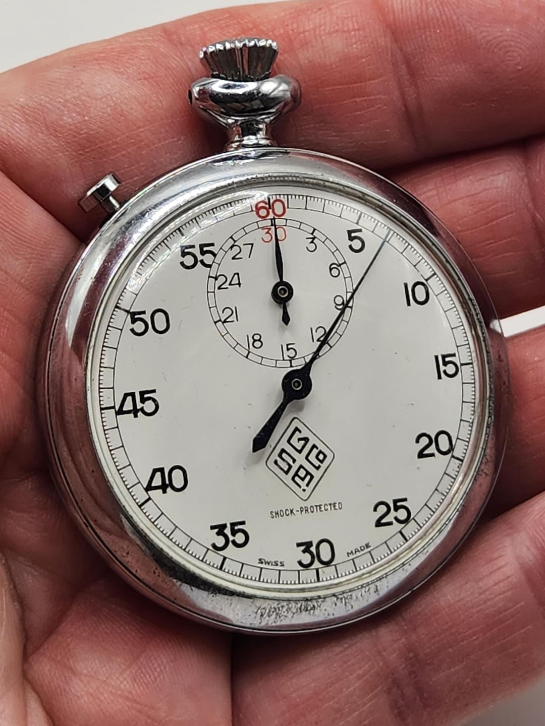 Jules Racine & Co. 7 Jewel Stopwatch Works Well and Looks Nice - Etsy