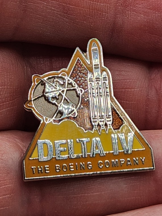 Delta IV rocket booster pin - The Boeing Company - Gem