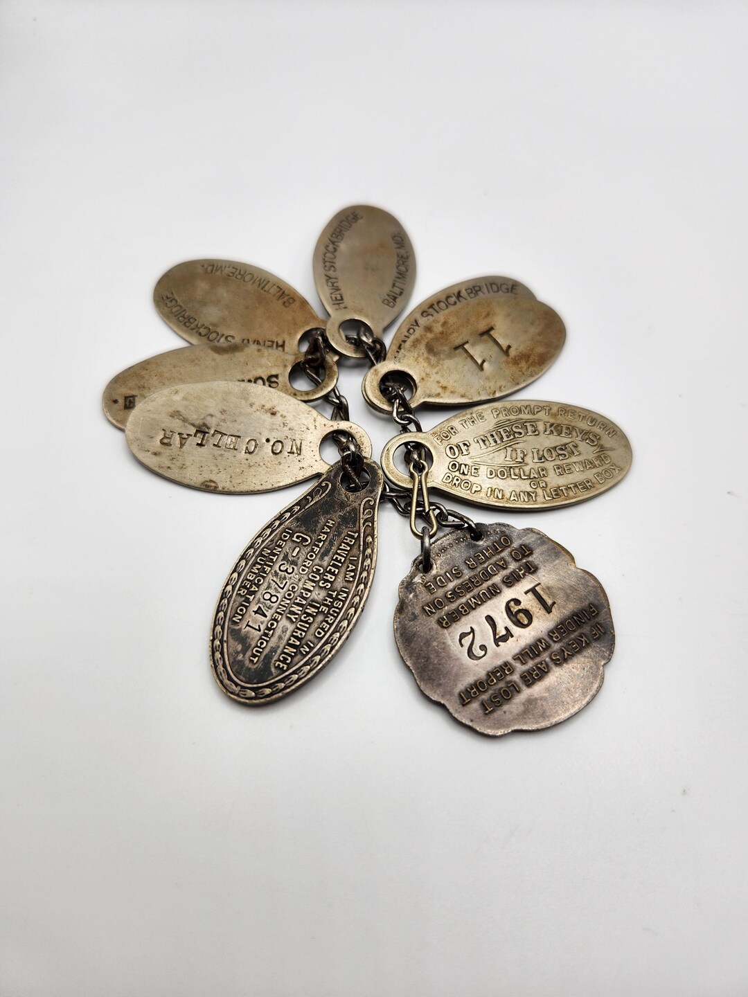 Collection of Antique Key Fobs, Mostly From the Baltimore Area - Etsy