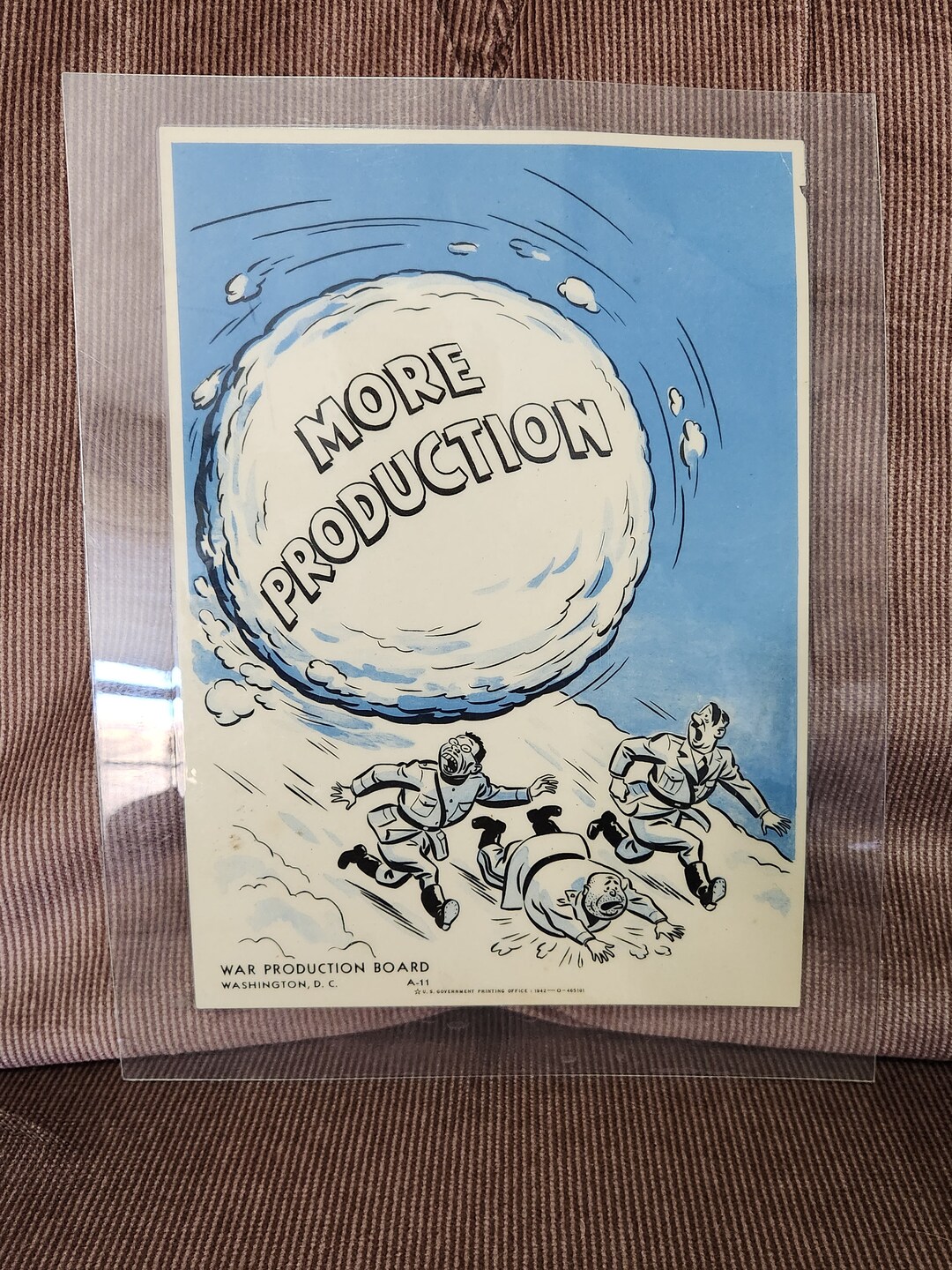 Original 1942 War Production Board Factory Poster Laminated - Etsy