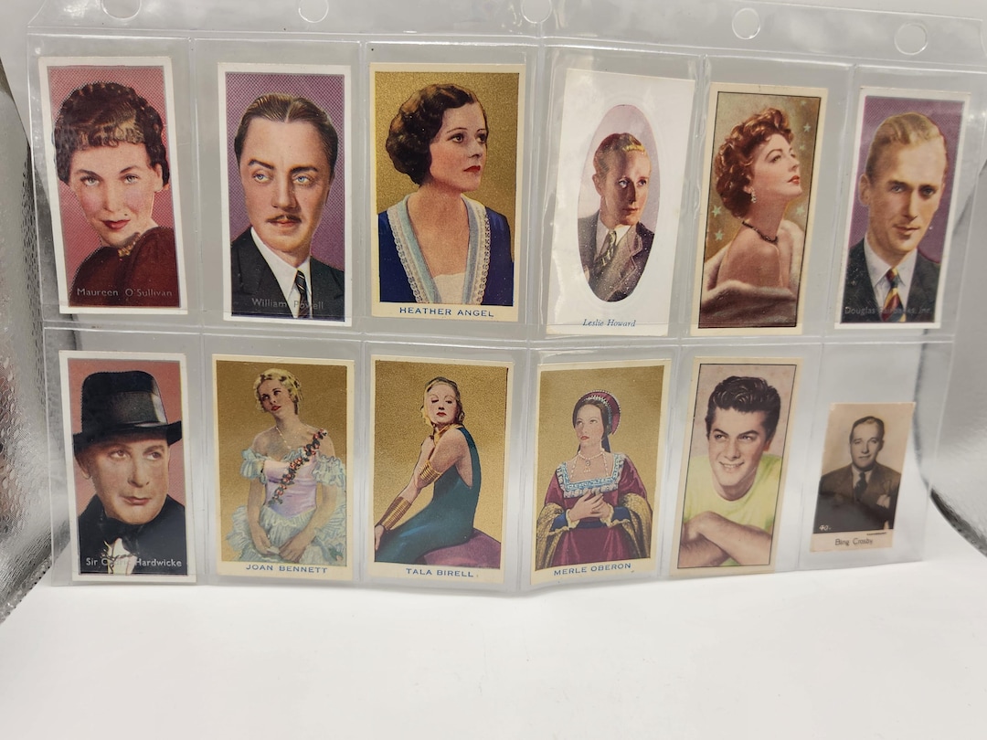 Collection of 12 Tobacco/cigarette Cards, 1950s and Earlier, Excellent ...