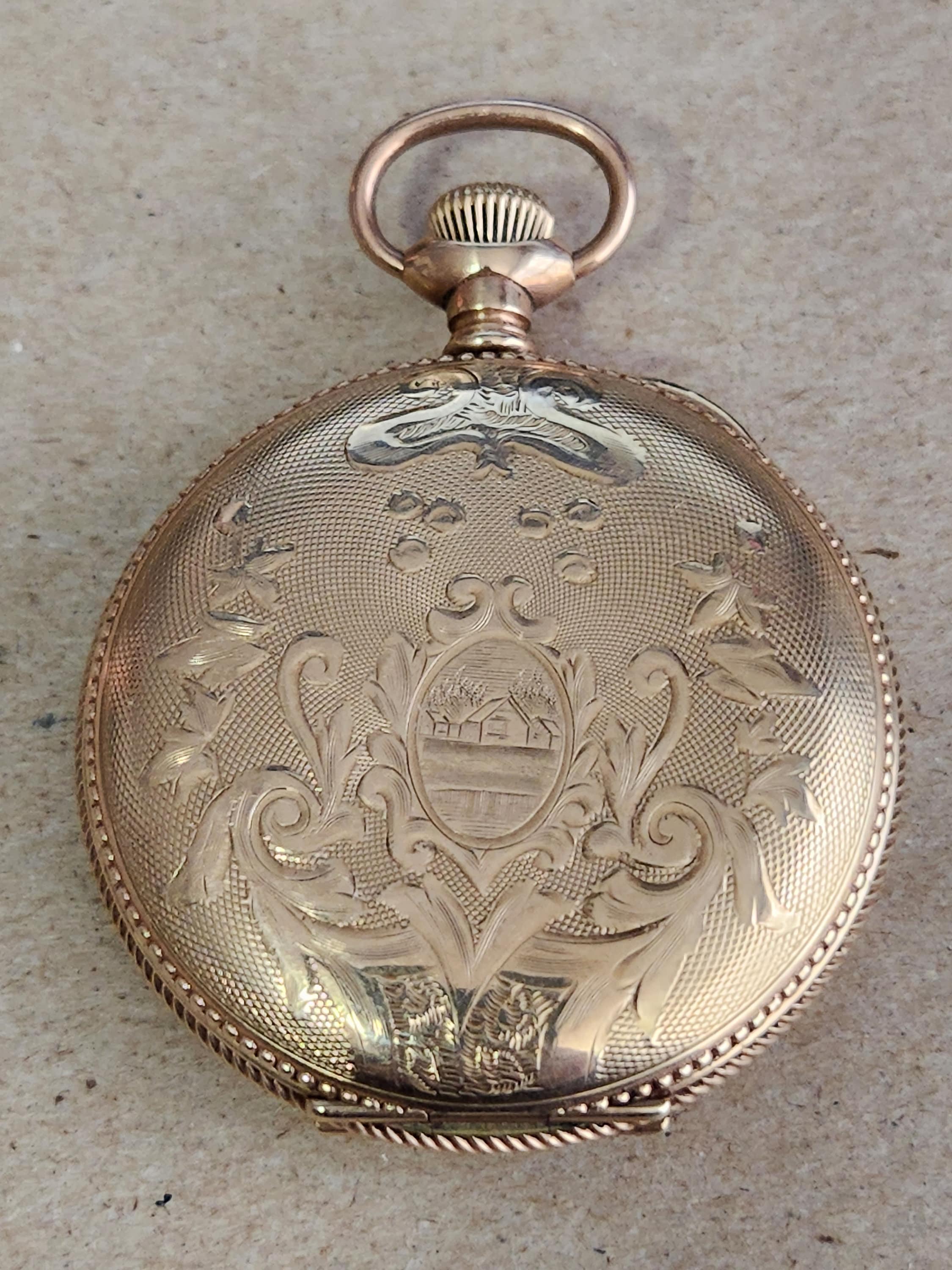 Sweet Ornate and Rare 1899 Trenton Watch Co. Pocket Watch - Etsy