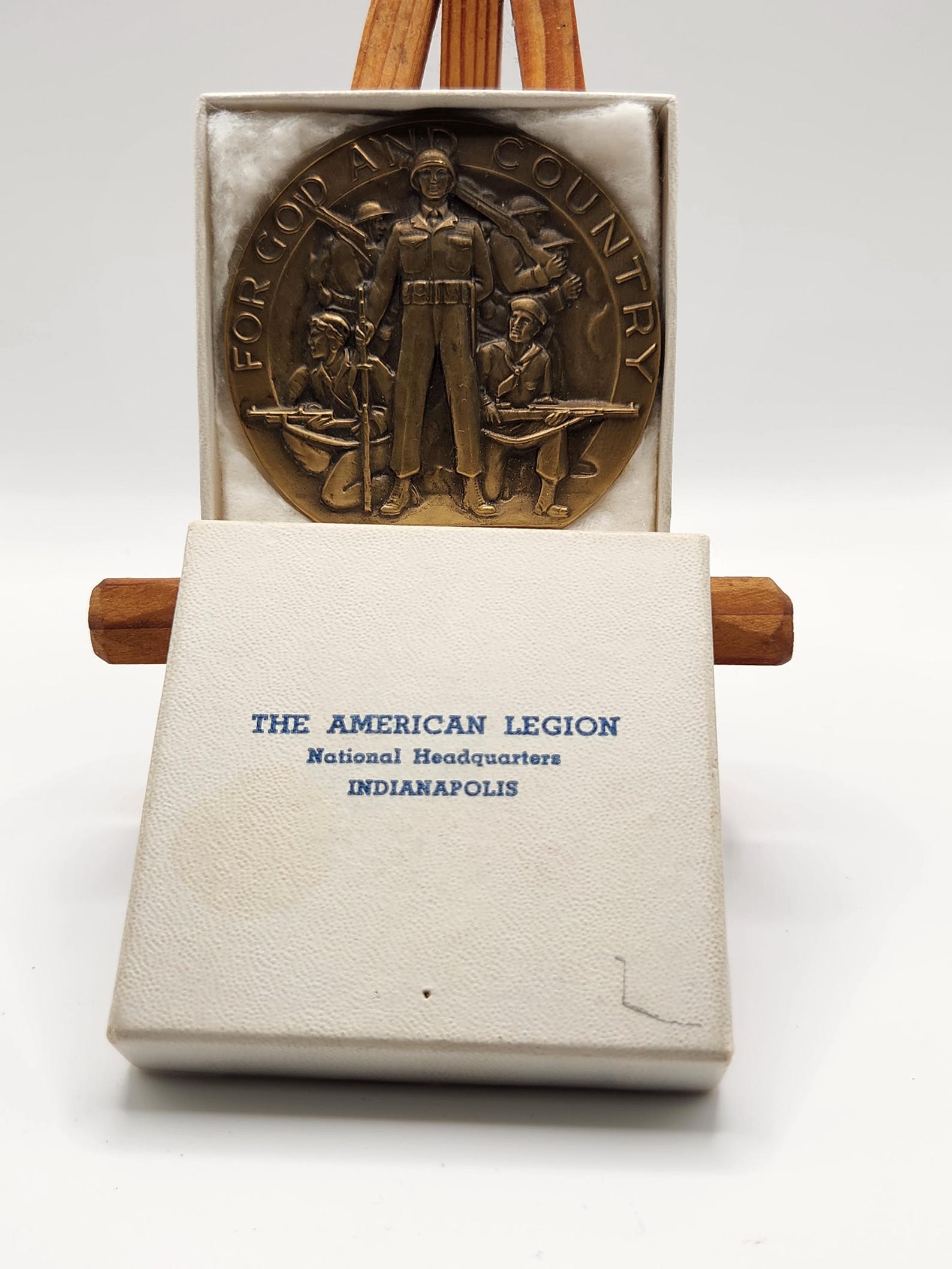 US American Legion Medal - "for God and Country - Semper Fidelis", With ...