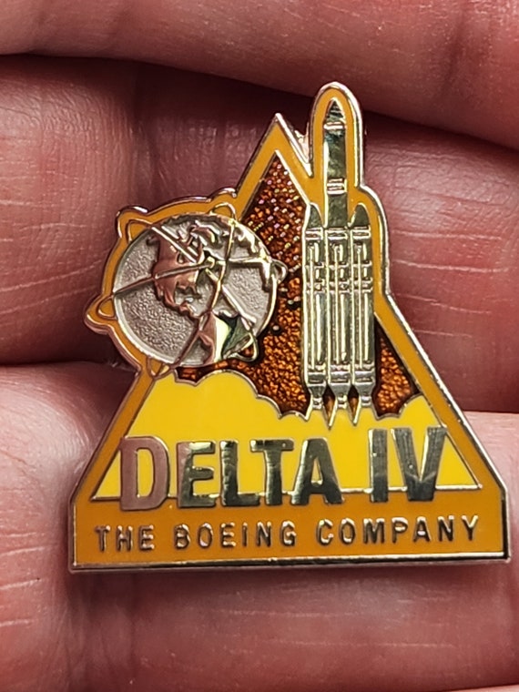 Delta IV rocket booster pin - The Boeing Company - Gem