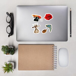 Surreal Stickers: Iconic Salvador Dali Elements - Etsy