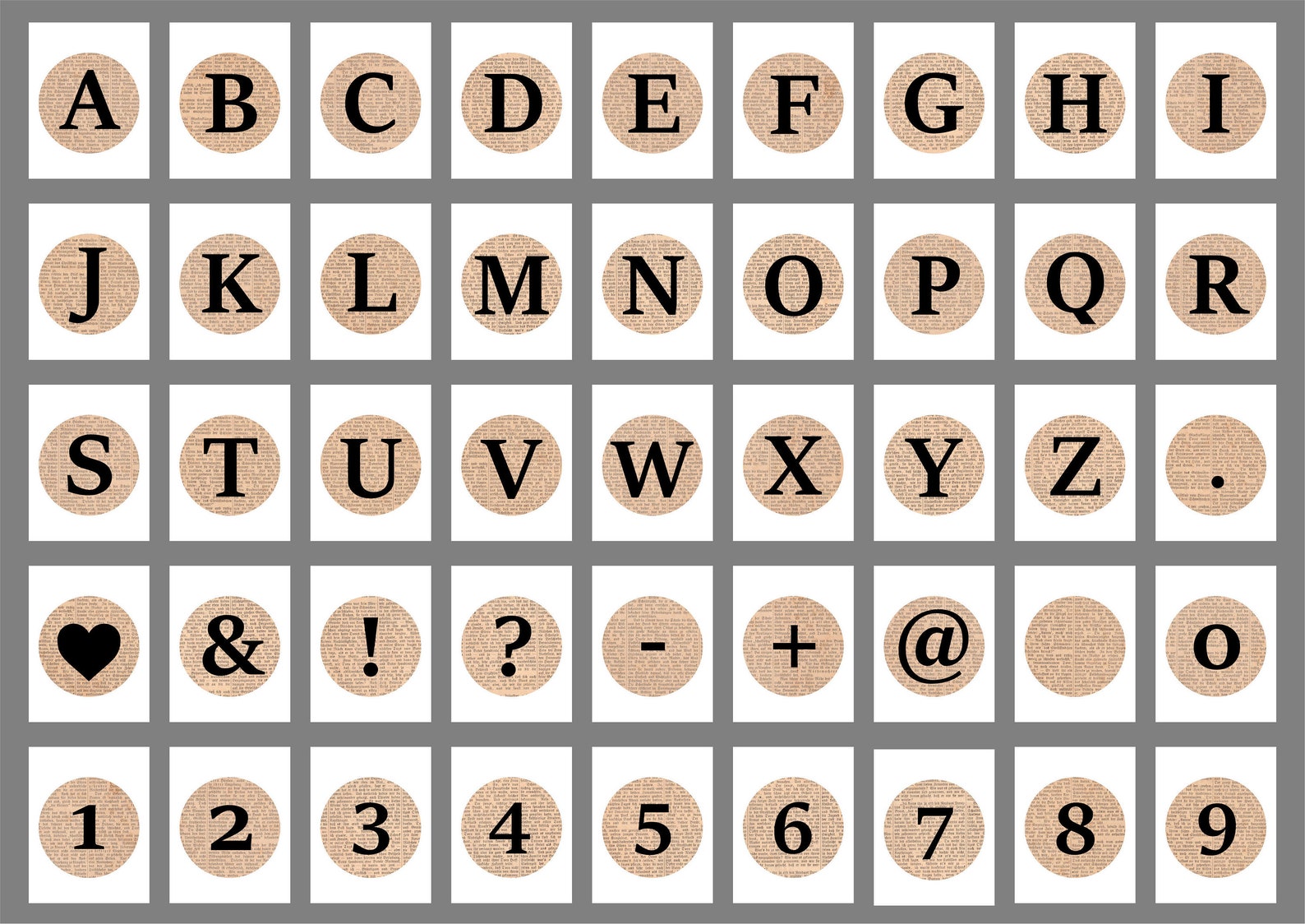 PDF Large Vintage Alphabet Printables Digital Book Page ABC - Etsy