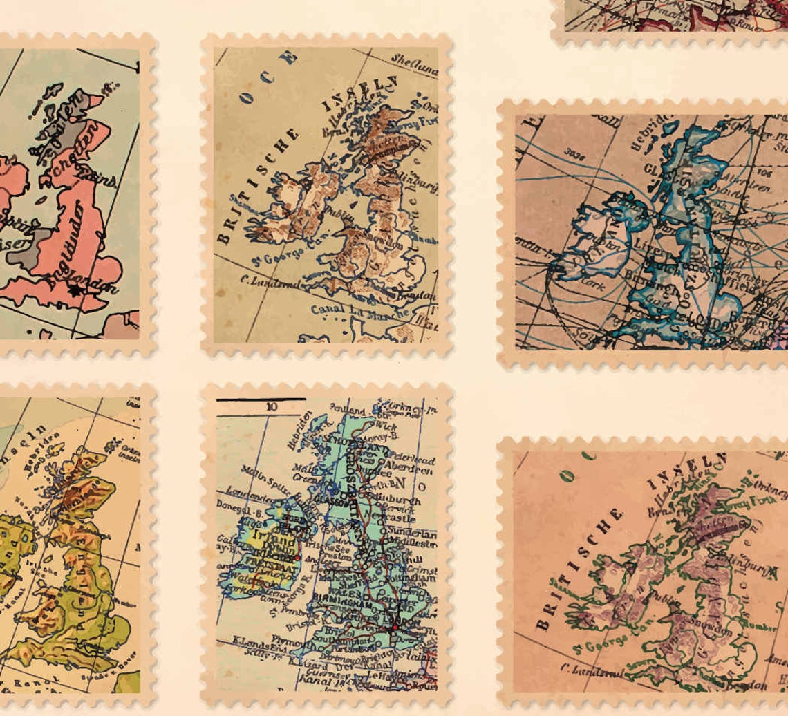 Printable Great Britain Map JPG and PDF | Vintage Map UK & Ireland for ...