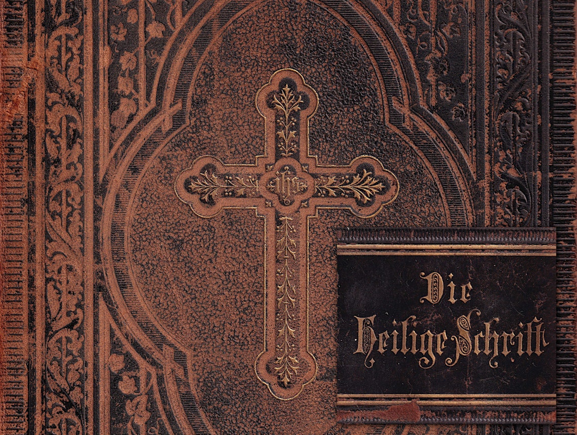 Antique Bible Covers Printable | Old Book Covers Digital | Holy Bible ...