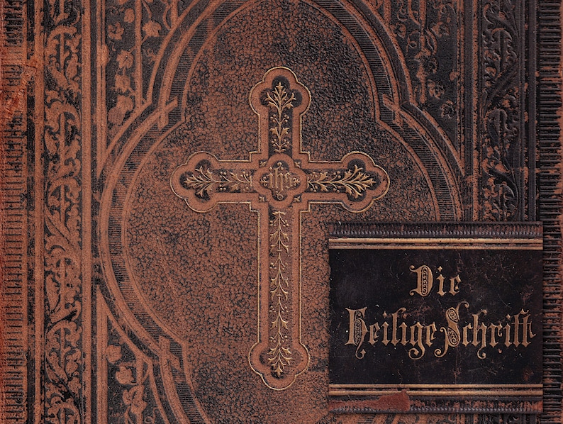 Antique Bible Covers Printable | Old Book Covers Digital | Holy Bible ...