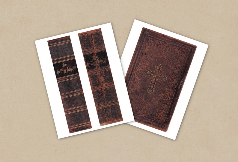 Antique Bible Covers Printable | Old Book Covers Digital | Holy Bible ...