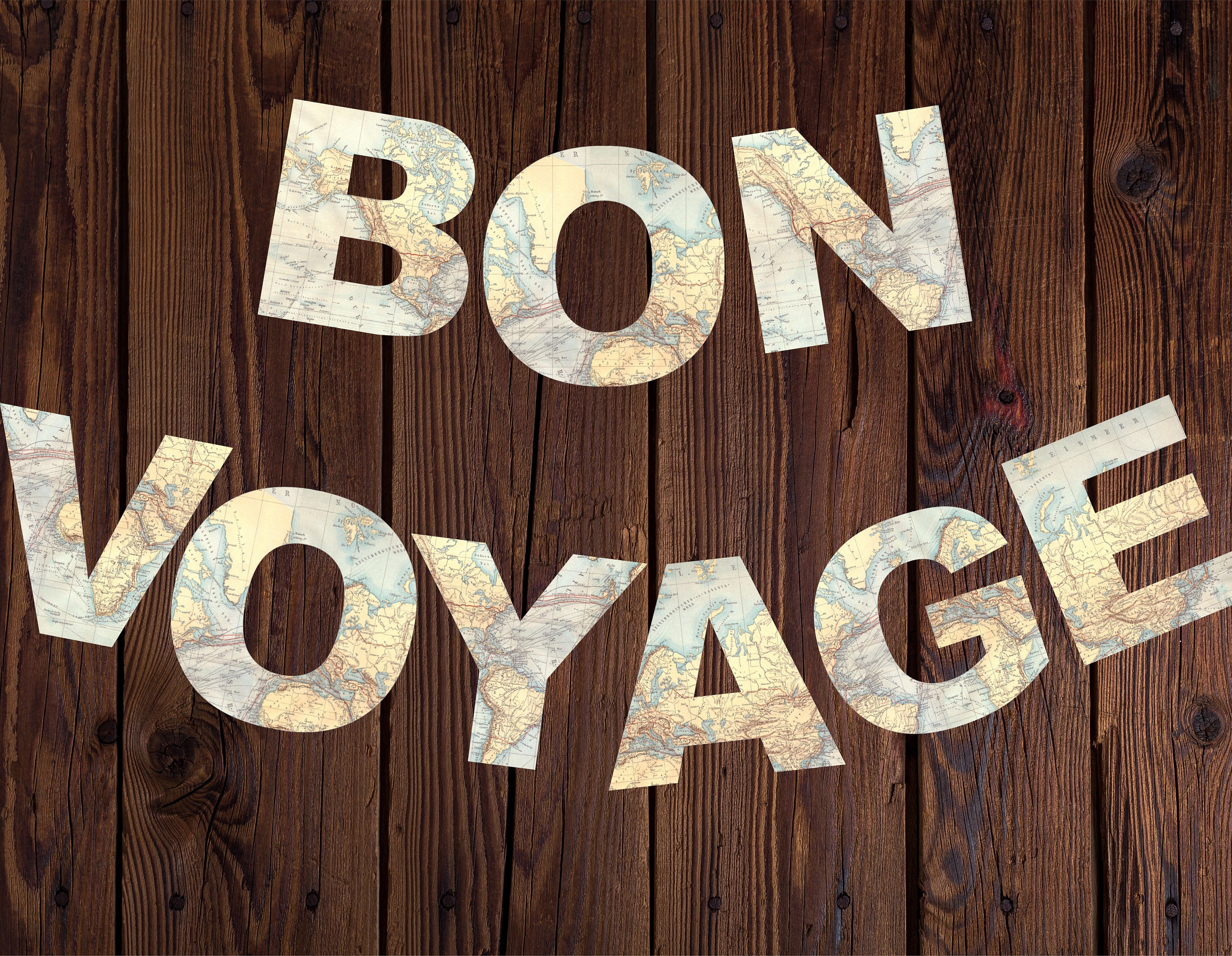 PDF Printable Map Alphabet | Digital Vintage Map Letters | Party Banner ...