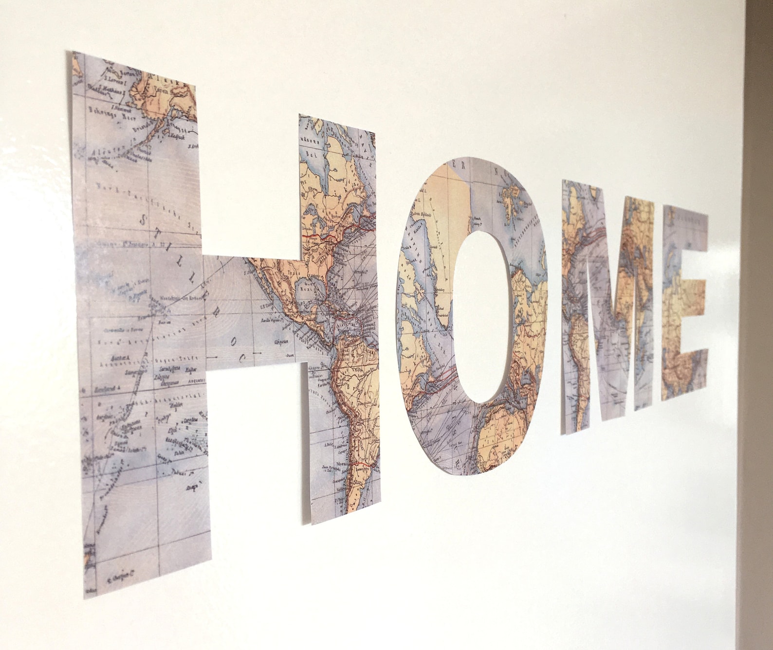 JPG Printable Map Alphabet | Digital Vintage Map Letters | Party Banner ...