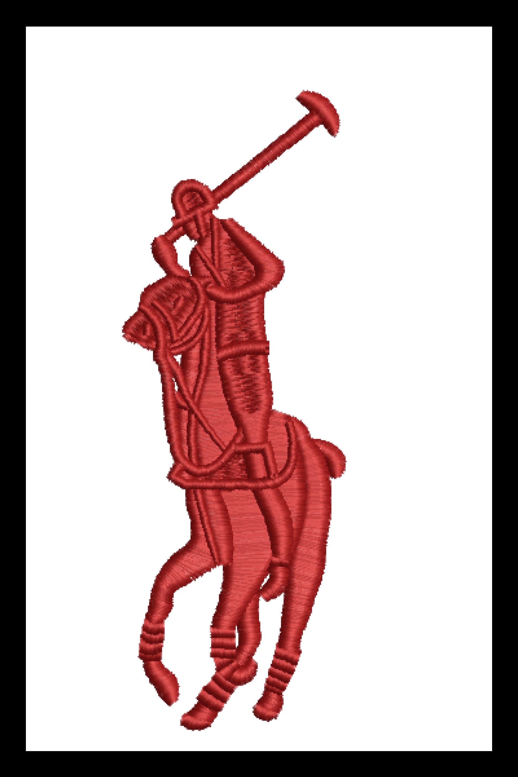 Logo Polo file embroidery machine Pes/ Embroidery Design | Etsy