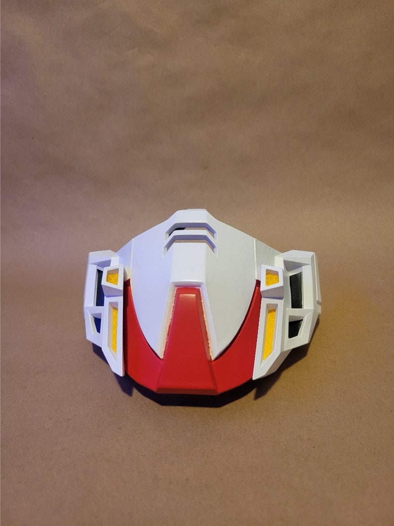 3D Printed Gundam Wing Zero Mask | Etsy