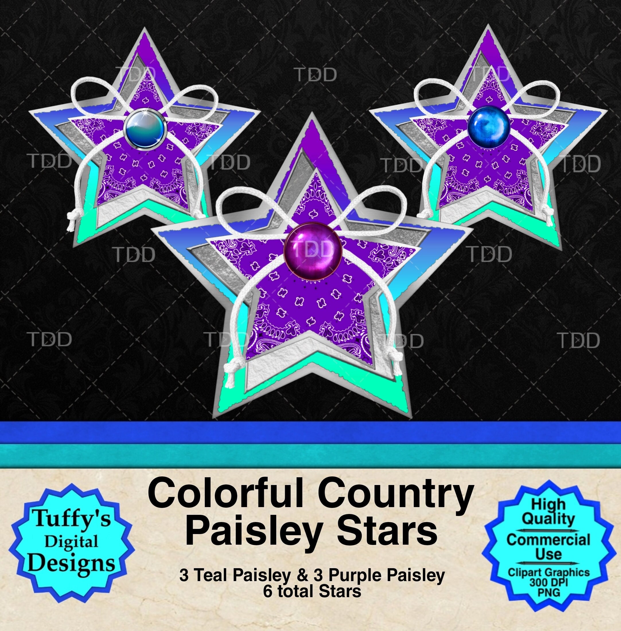 Country Star Clipart