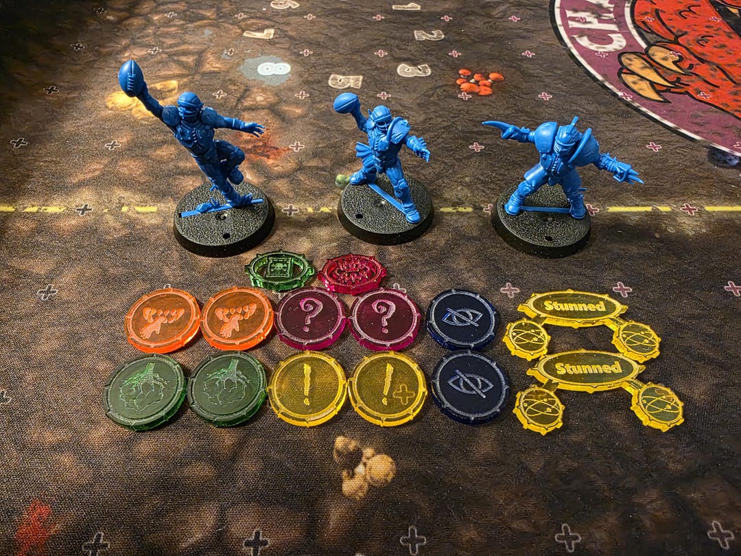Acrylic Fantasy Football Status Tokens - Compatible With Season 3 - Etsy