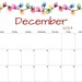 Fillable/editable December Calendar December 2023 Printable Calendar ...