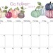 Fillable/editable October Calendar October 2024 Printable Calendar ...