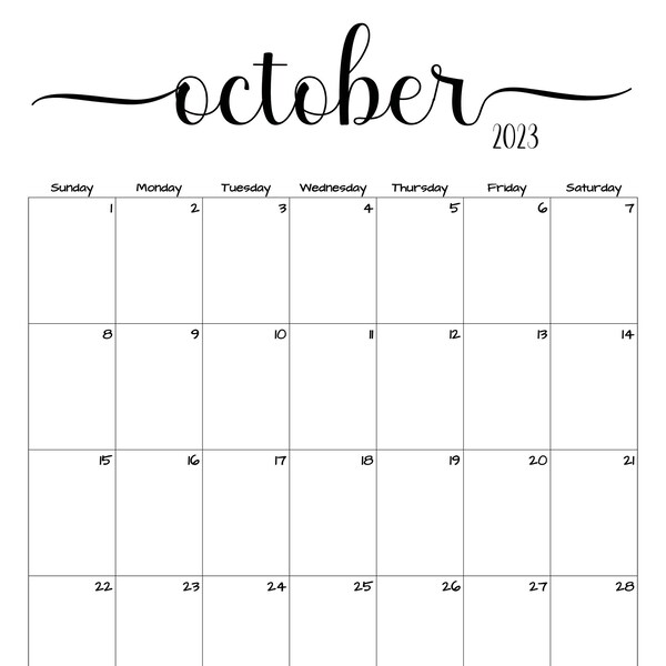 October - Etsy