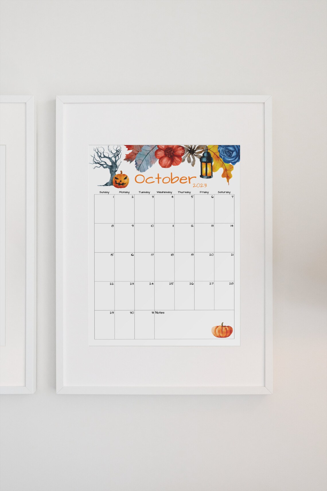 Fillable/editable October Calendar October 2023 Printable Calendar ...