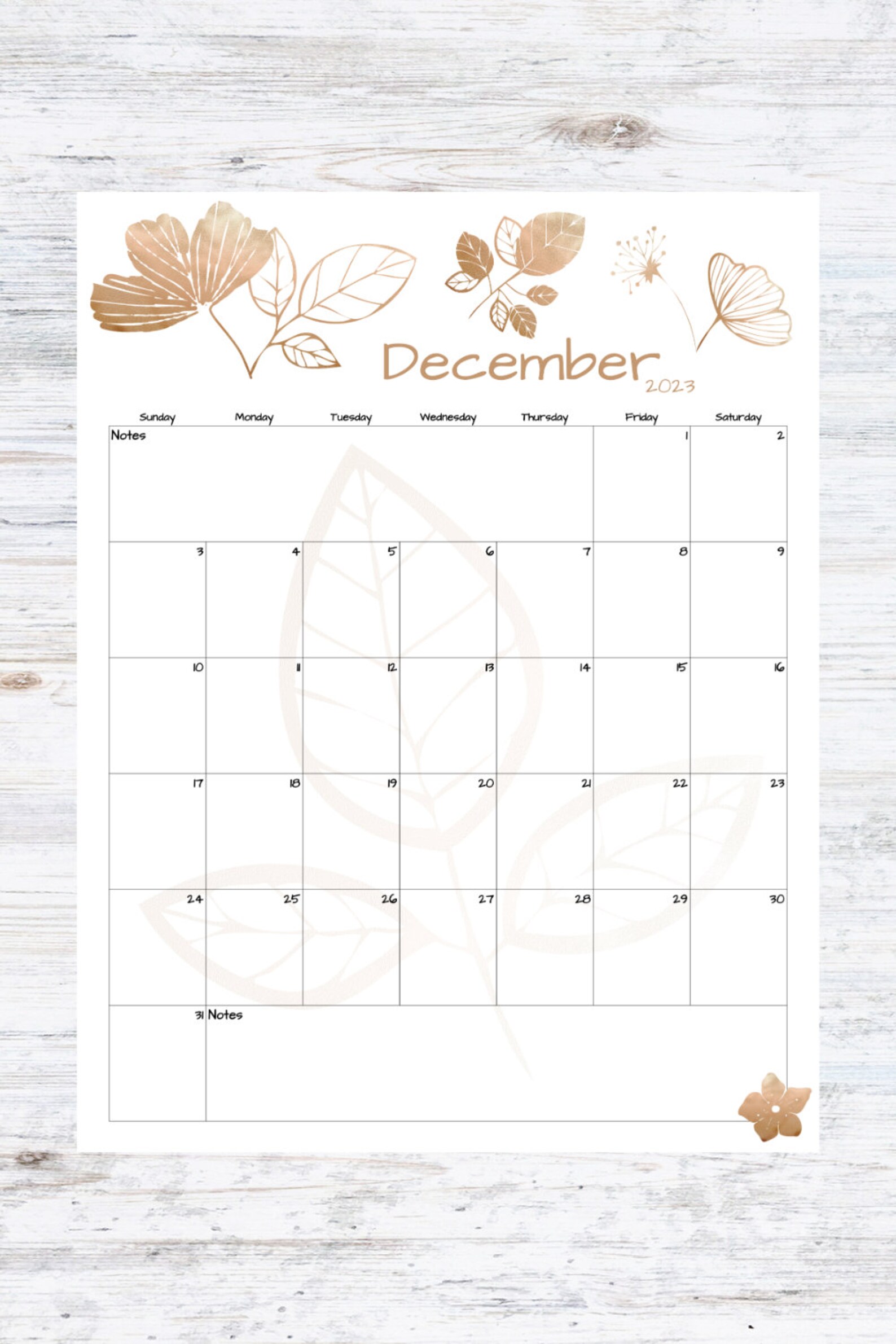 Fillable/editable December Calendar December 2023 Printable - Etsy