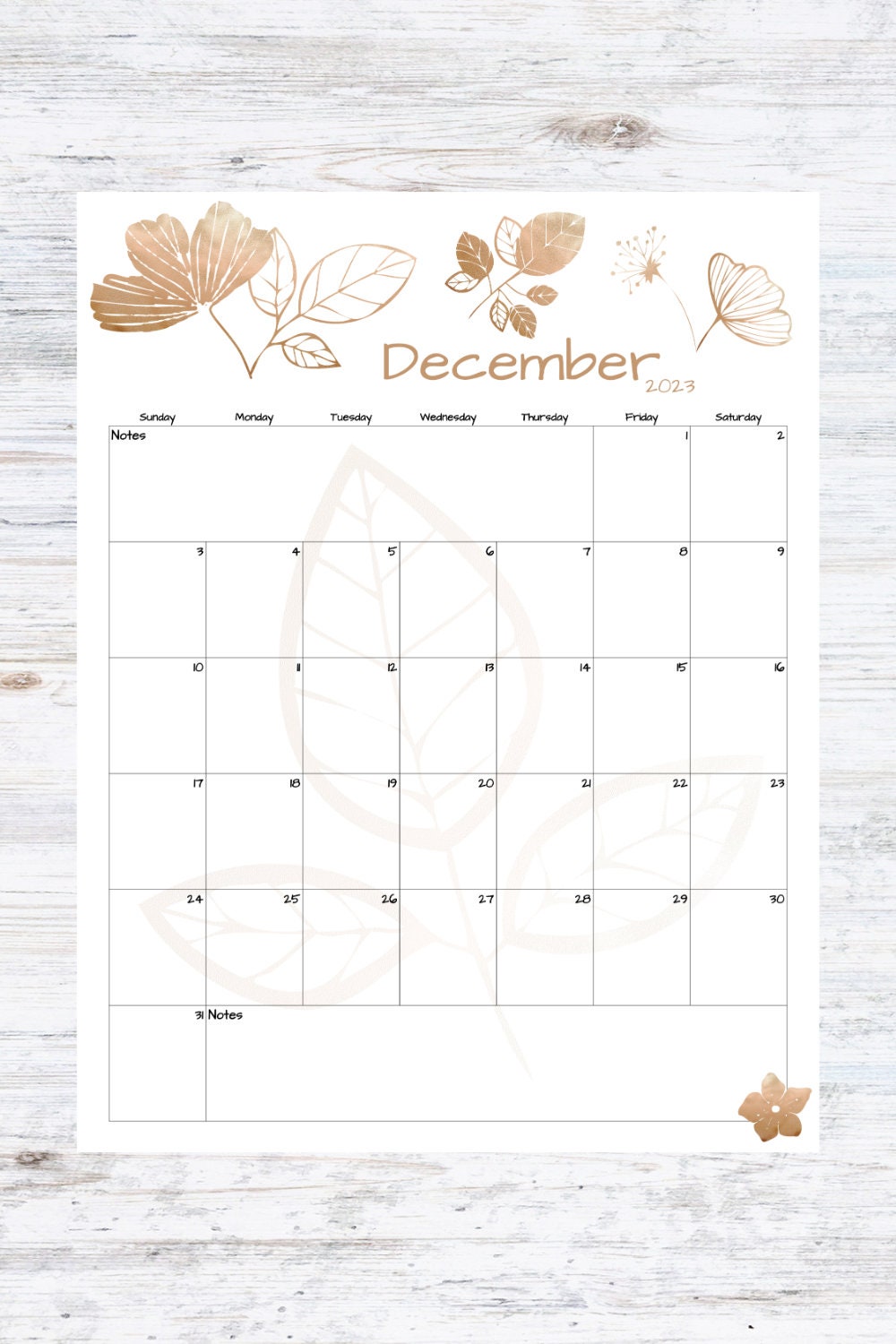 Fillable/editable December Calendar December 2023 Printable - Etsy