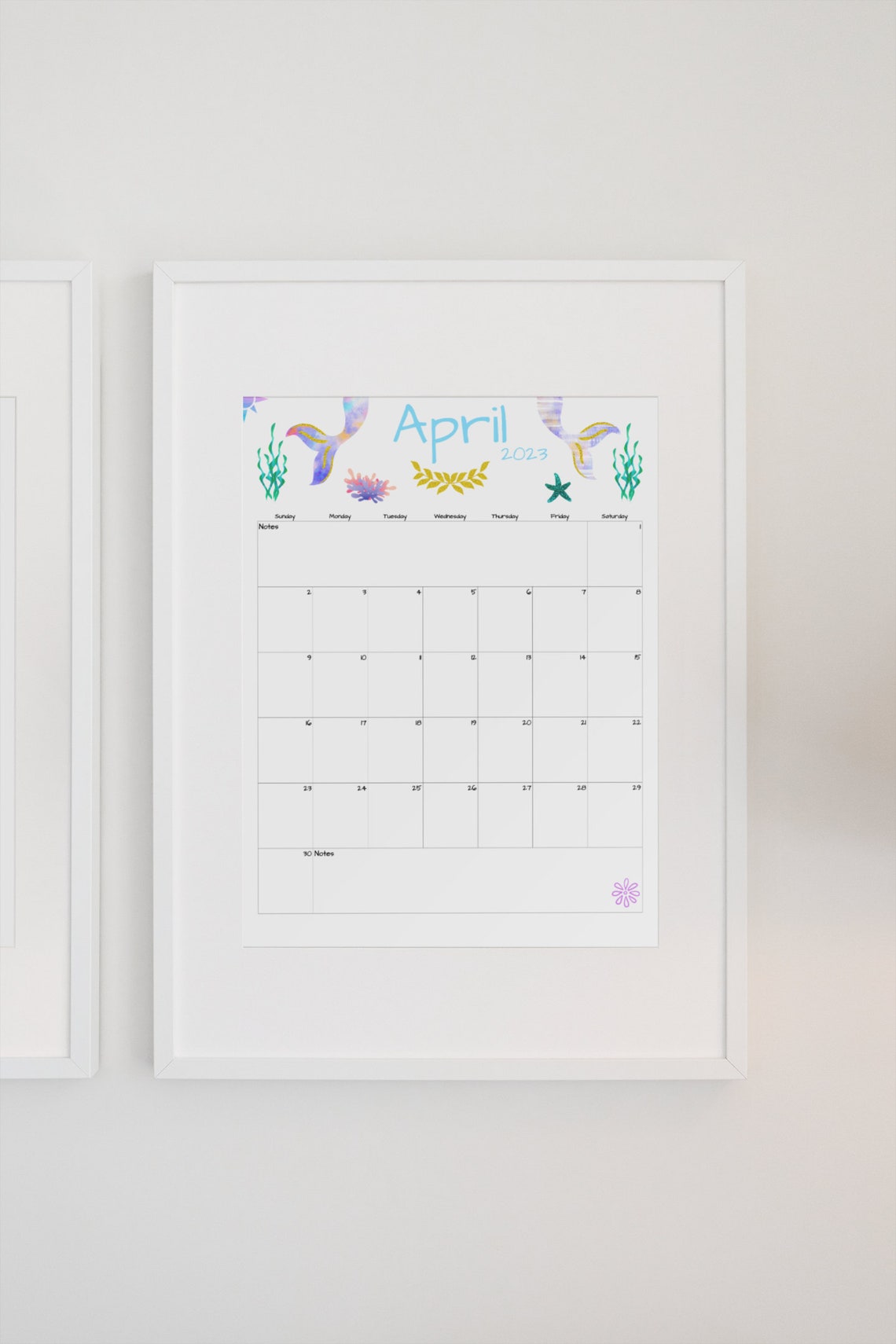 Fillable/editable April Calendar April 2023 Printable - Etsy