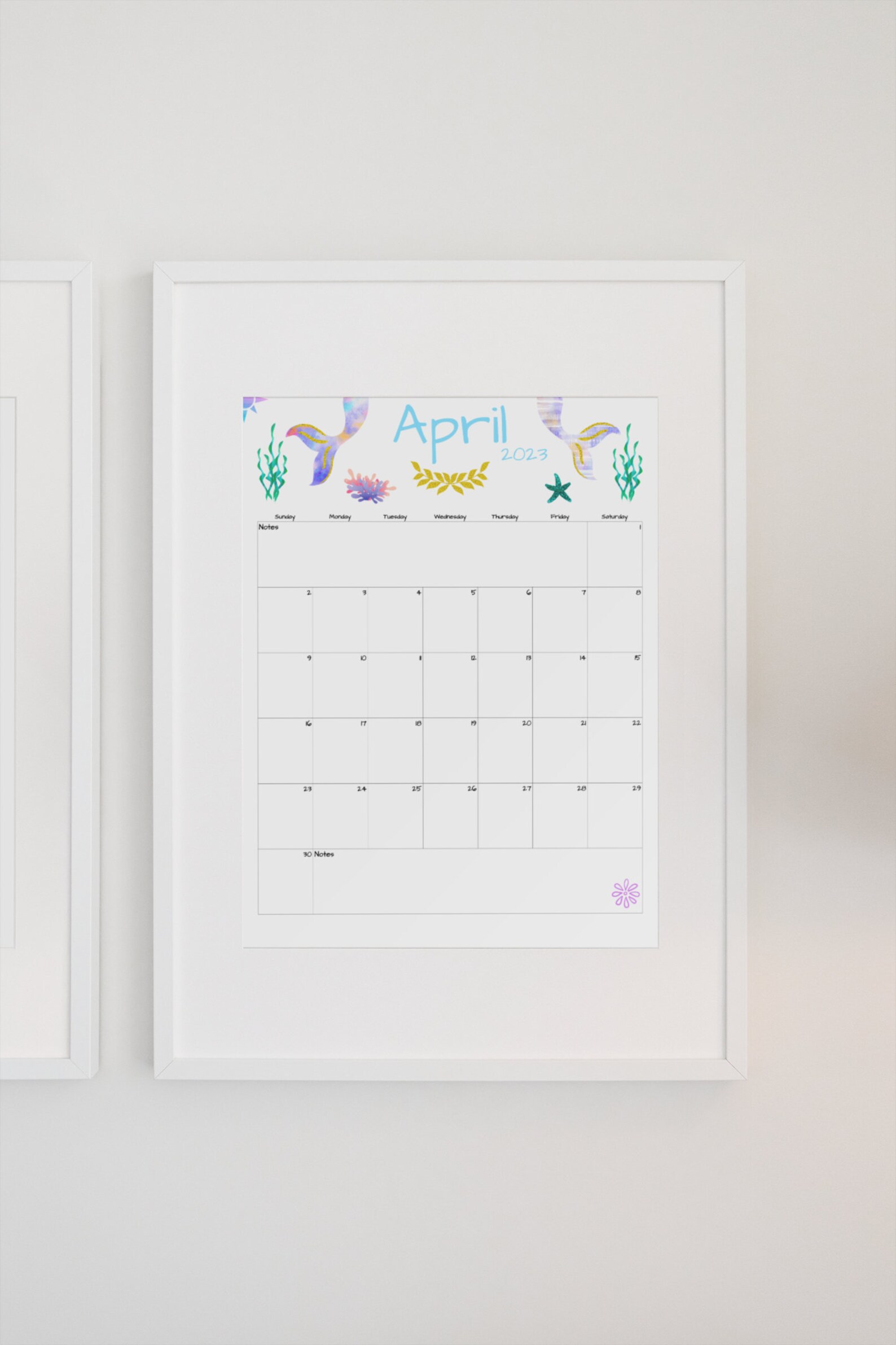 Fillable/editable April Calendar April 2023 Printable - Etsy