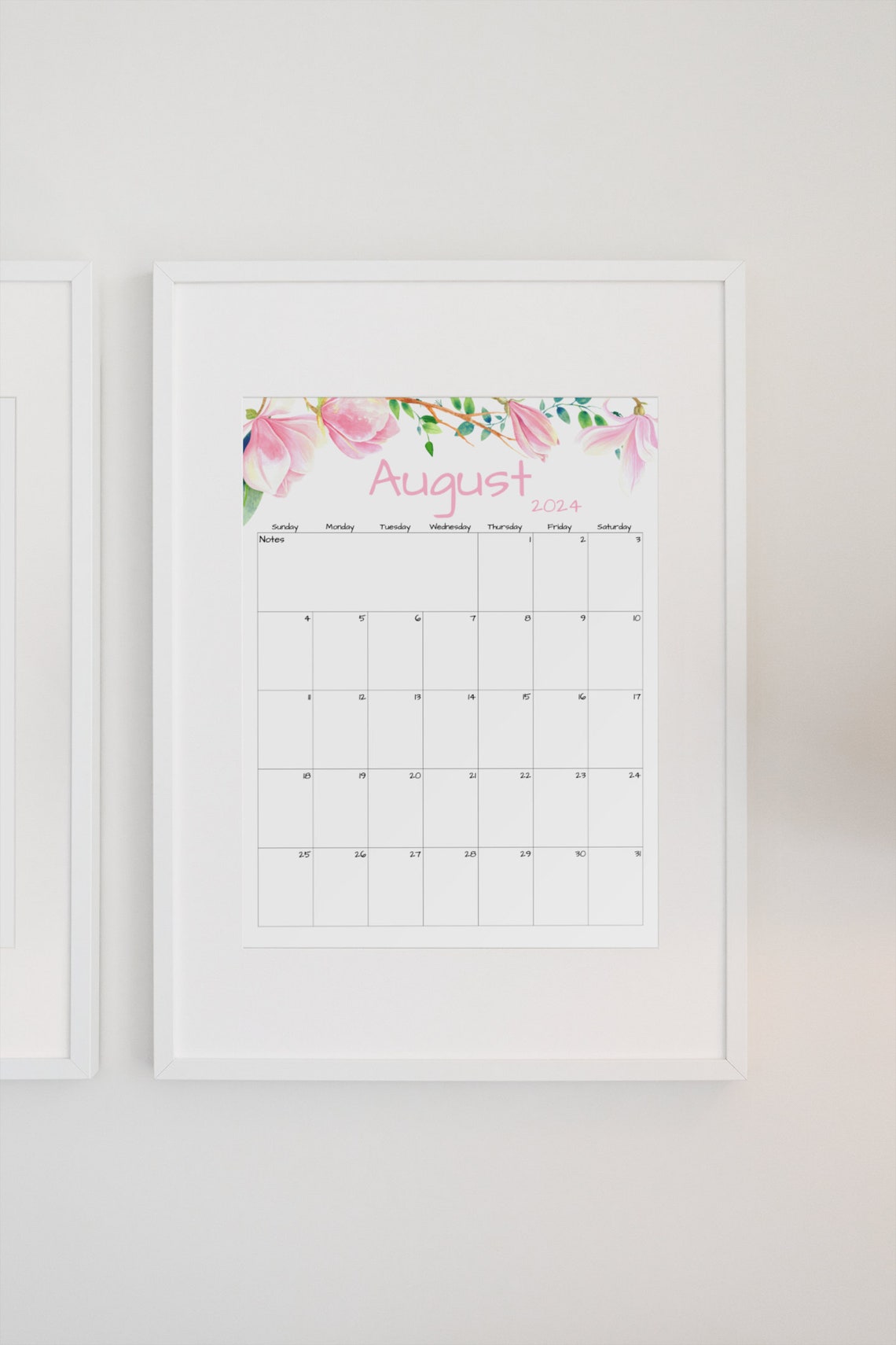 Fillable/editable August Calendar August 2024 Printable Calendar ...
