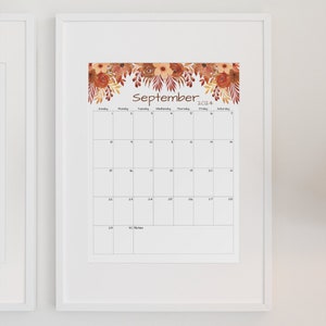 Fillable/editable September Calendar September 2024 Printable Calendar ...