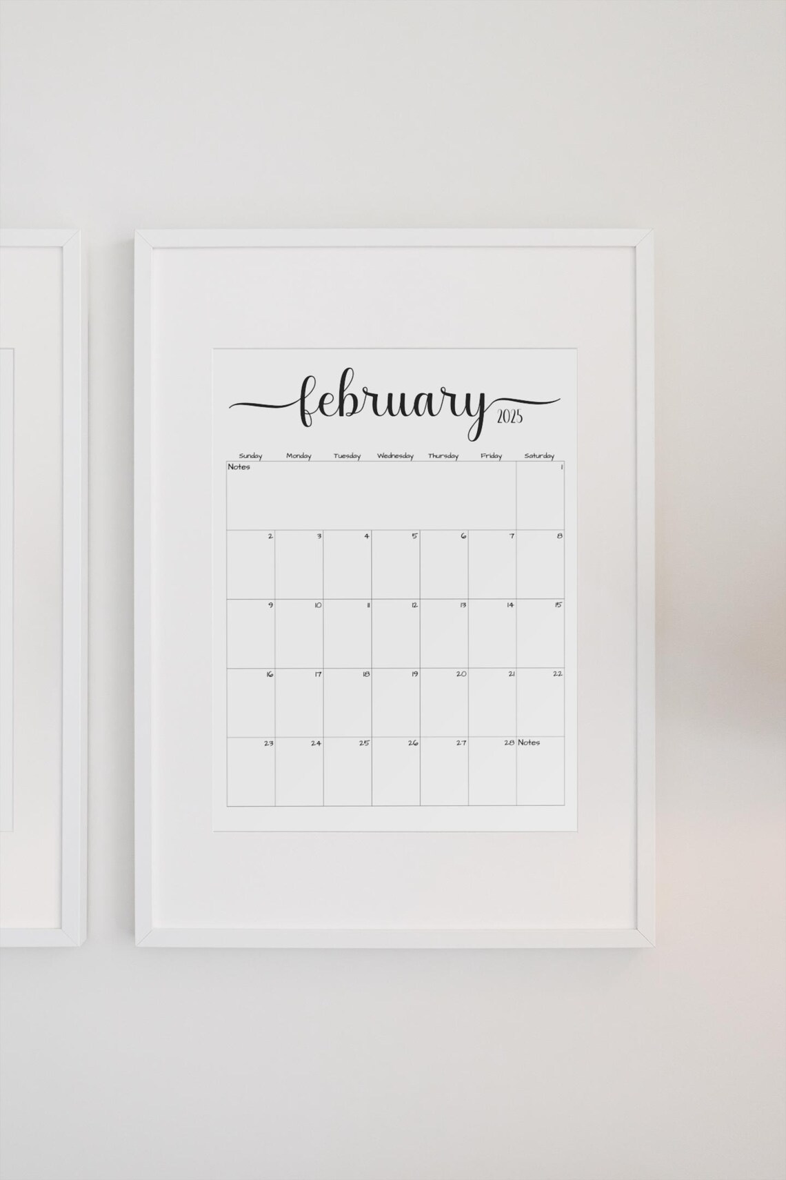 Fillable/editable February 2025 Calendar | February 2025 Calendar ...