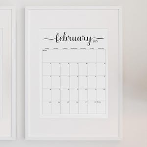 Fillable/editable February 2025 Calendar | February 2025 Calendar ...