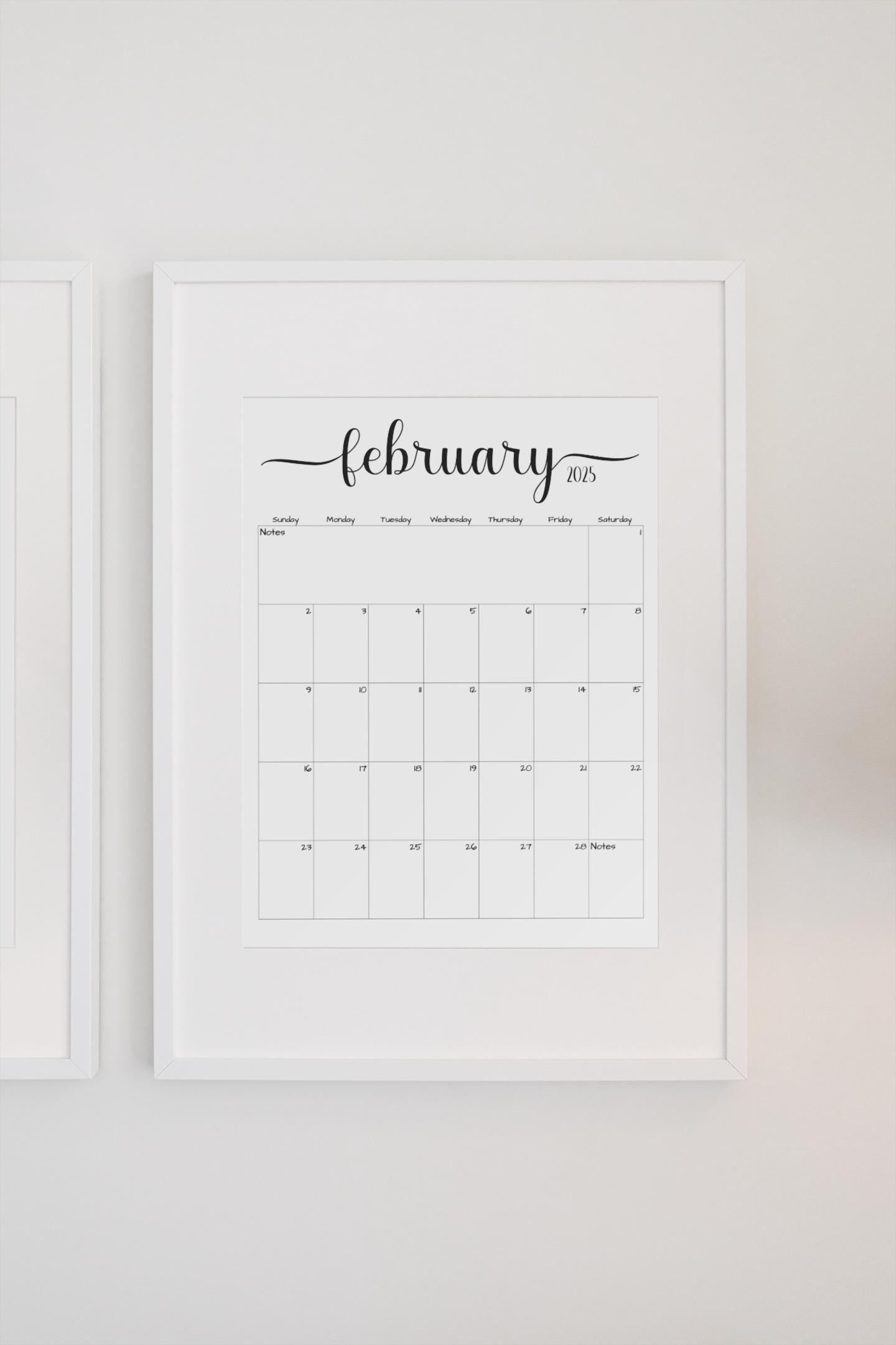 Fillable/editable February 2025 Calendar | February 2025 Calendar ...