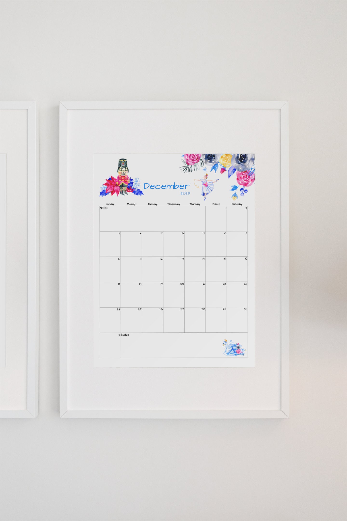 Fillable/editable December Calendar December 2023 Printable Calendar ...