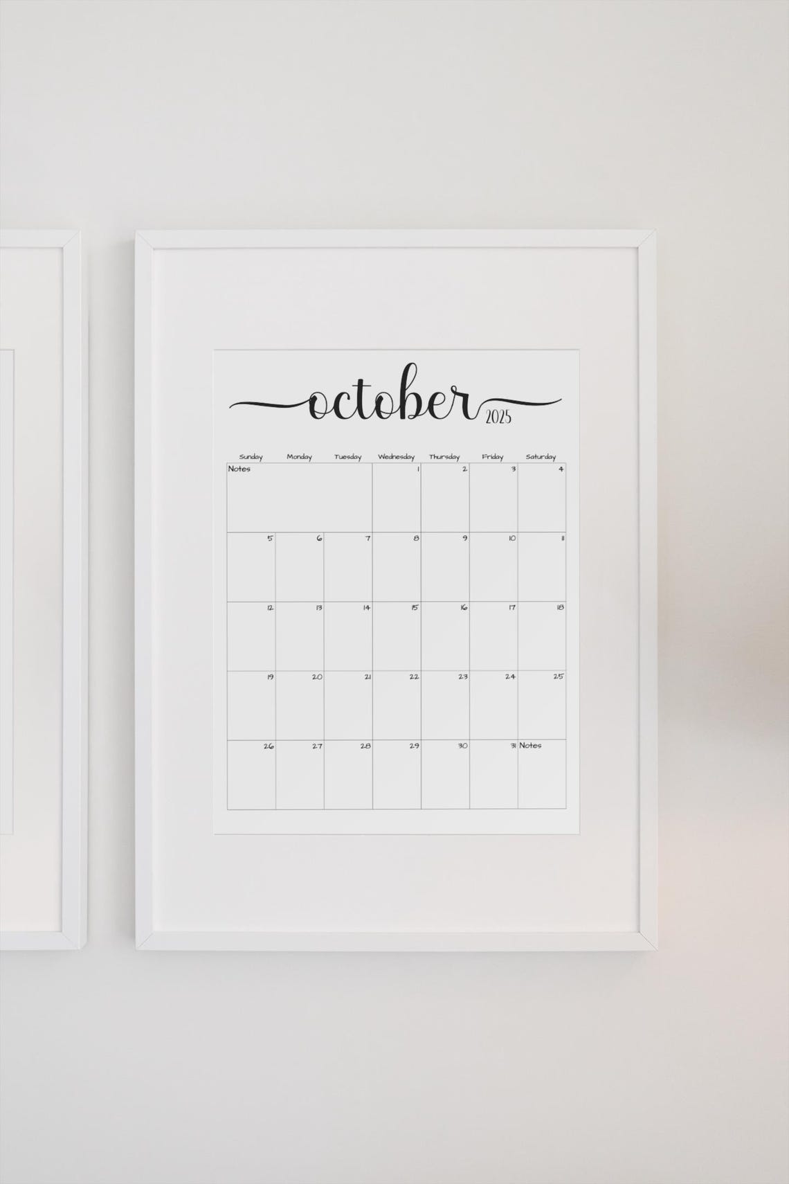 Fillable/editable October 2025 Calendar | October 2025 Calendar ...