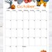 Fillable/editable October Calendar October 2023 Printable Calendar ...