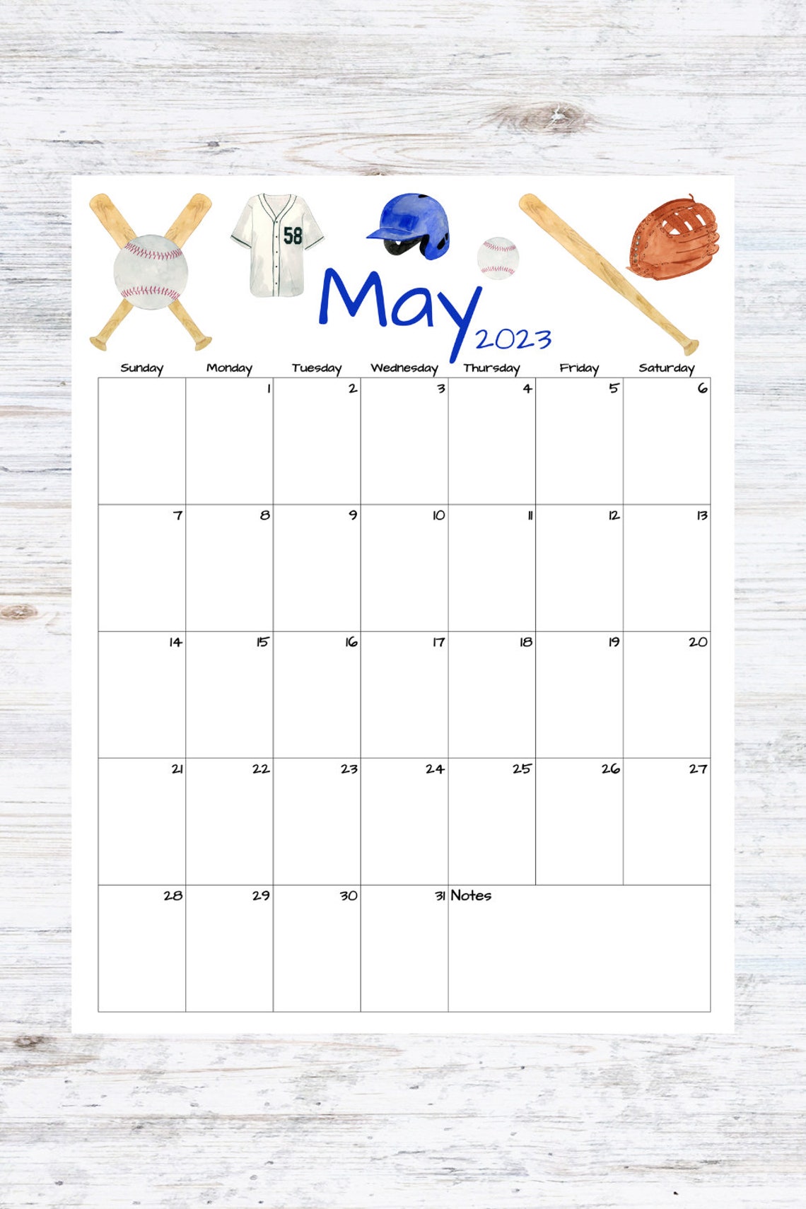 Fillable editable May Calendar May 2023 Printable Calendar Etsy