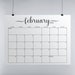 Fillable/editable February Calendar February 2024 Calendar Simple ...