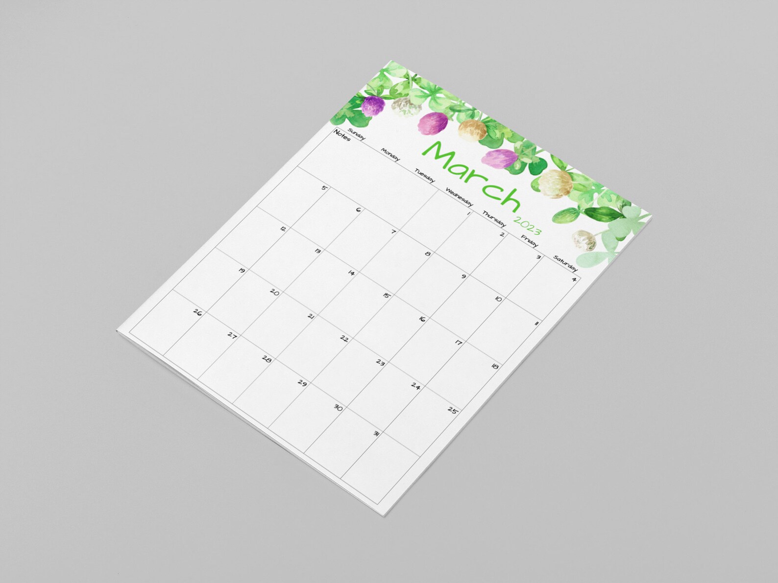 Fillable/editable March Calendar March 2023 Printable - Etsy