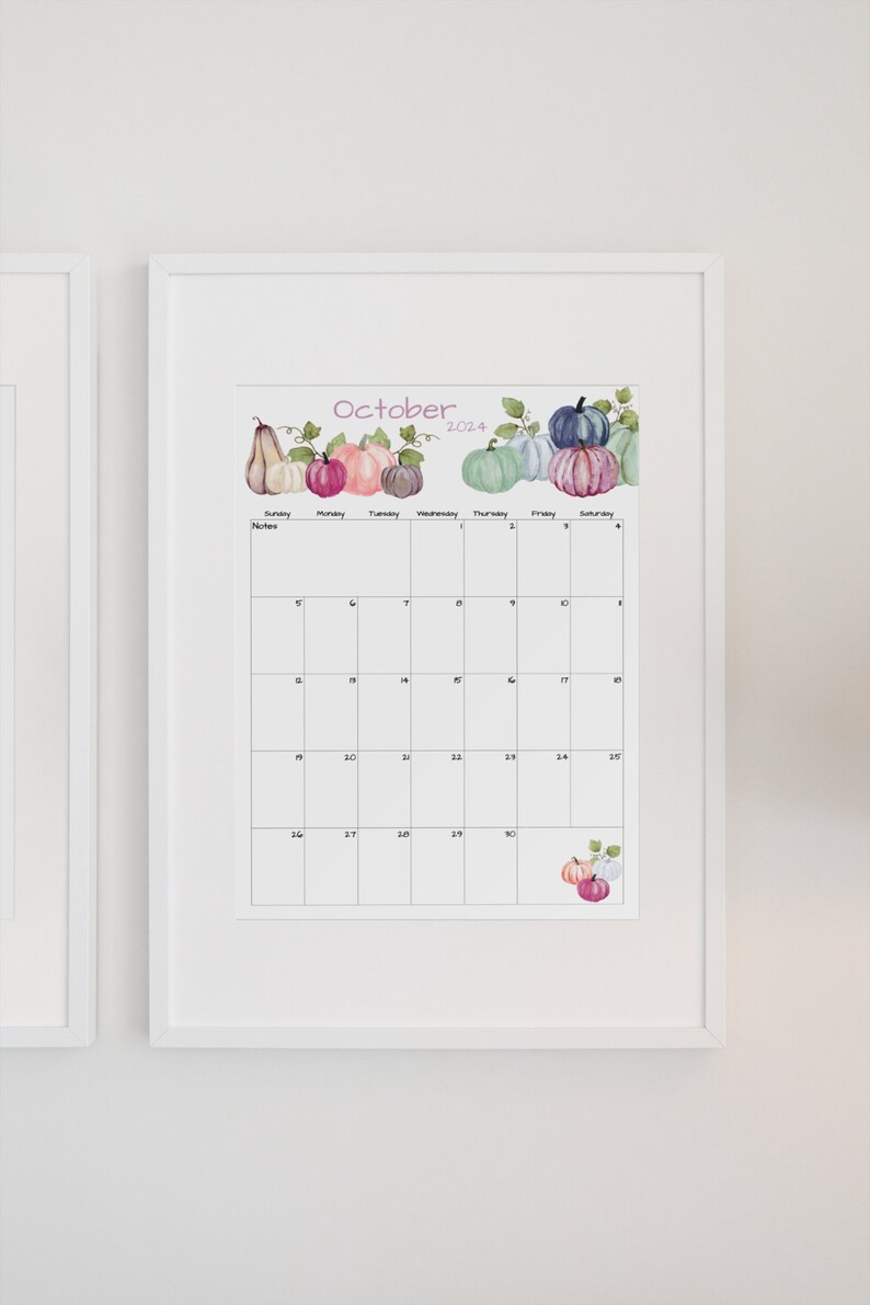 Fillable/editable October Calendar October 2024 Printable Calendar ...