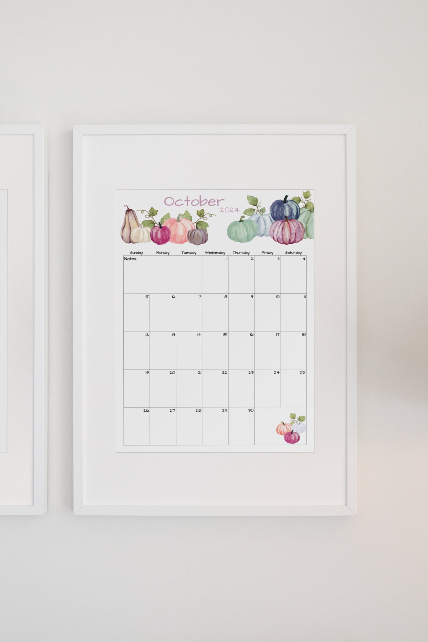 Fillable/editable October Calendar October 2024 Printable Calendar ...