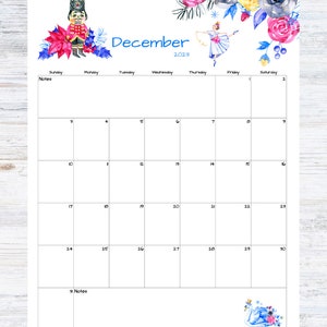 Fillable/editable December Calendar December 2023 Printable Calendar ...